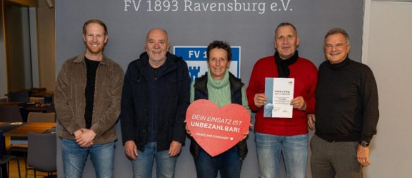 FV Ravensburg 2. Sieger beim wfv-Vereinsehrenamtspreis 2024 - rv-news.de